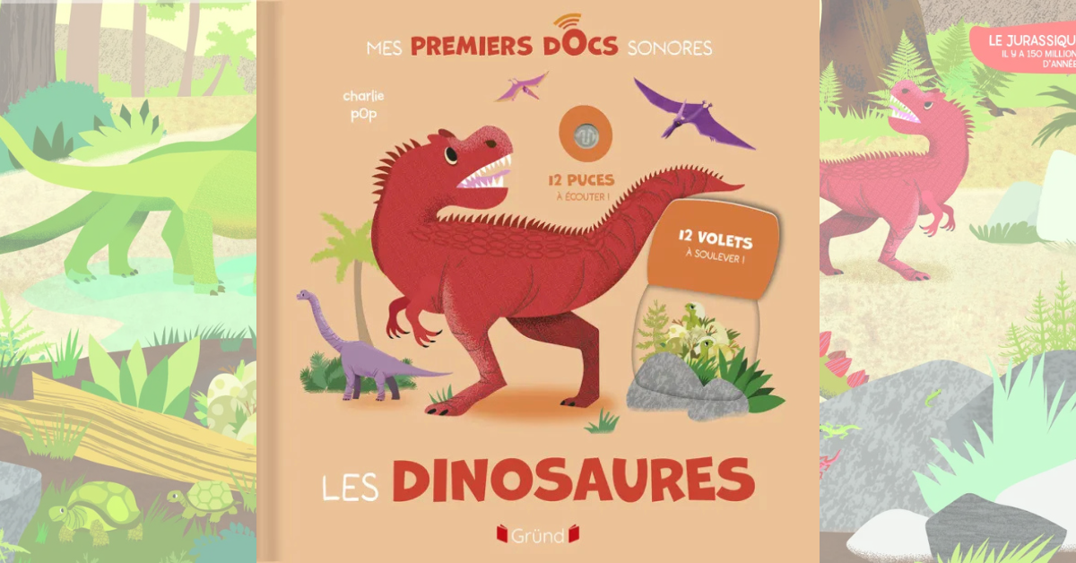 Mes premiers docs sonores Les dinosaures : un livre interactif